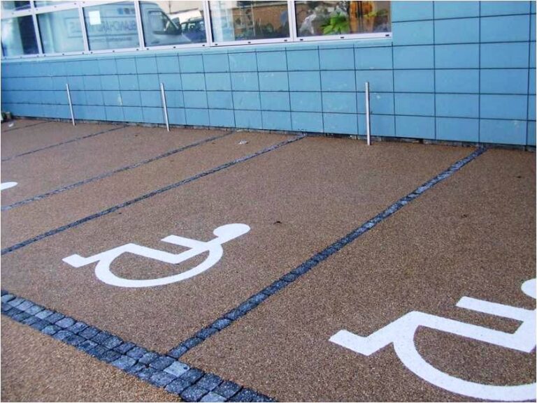 Disabled parking bays I Natural Aggregate - SureSet UK Ltd