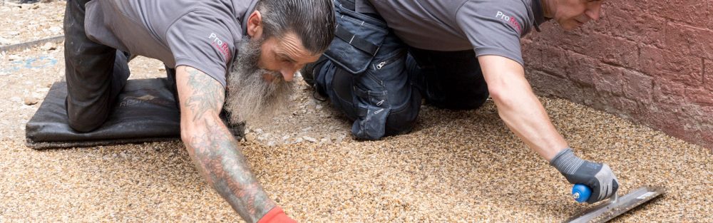 How to Install a Resin Bound Pathway on a MOT Type 1 Stone Base ...